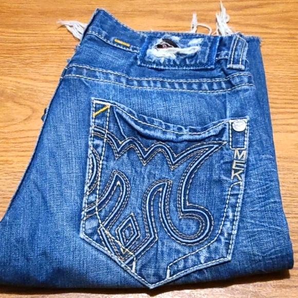 MEK | Jeans | Mek Jeans 3x29 Acapulco Faded Stright Distressed Faded ...